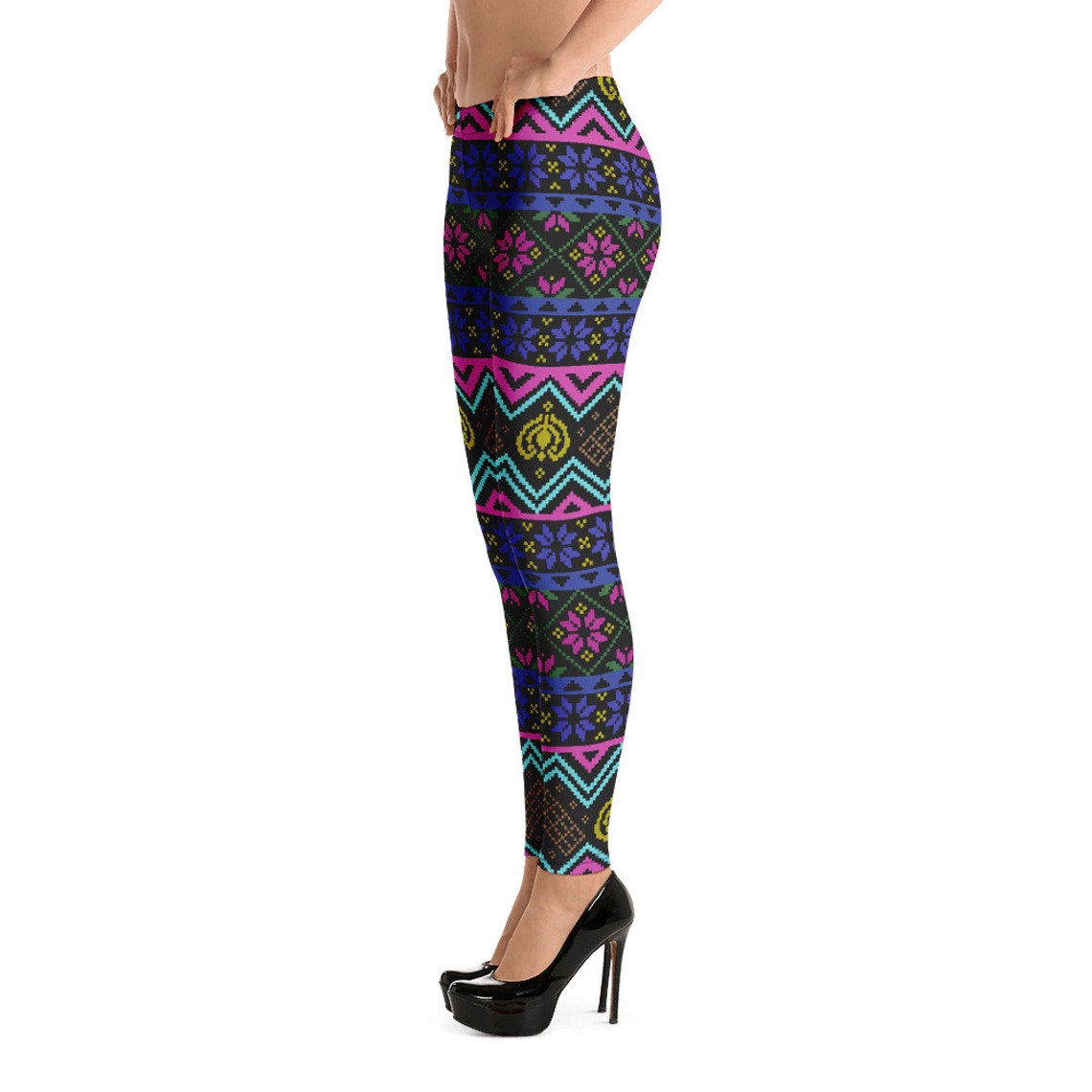 Princess Anna Winter Print Leggings - Etsy