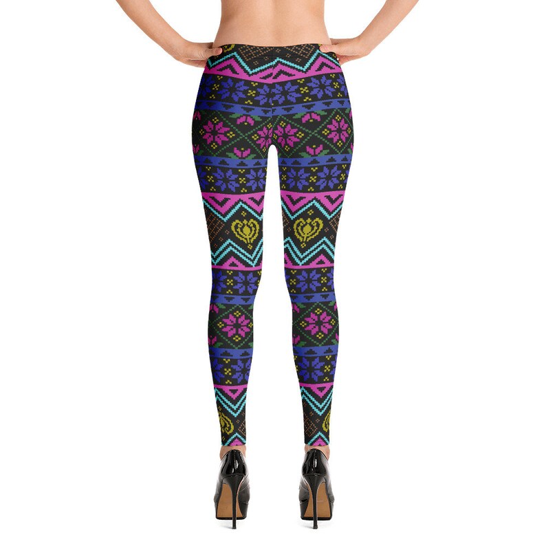 Princess Anna Winter Print Leggings - Etsy