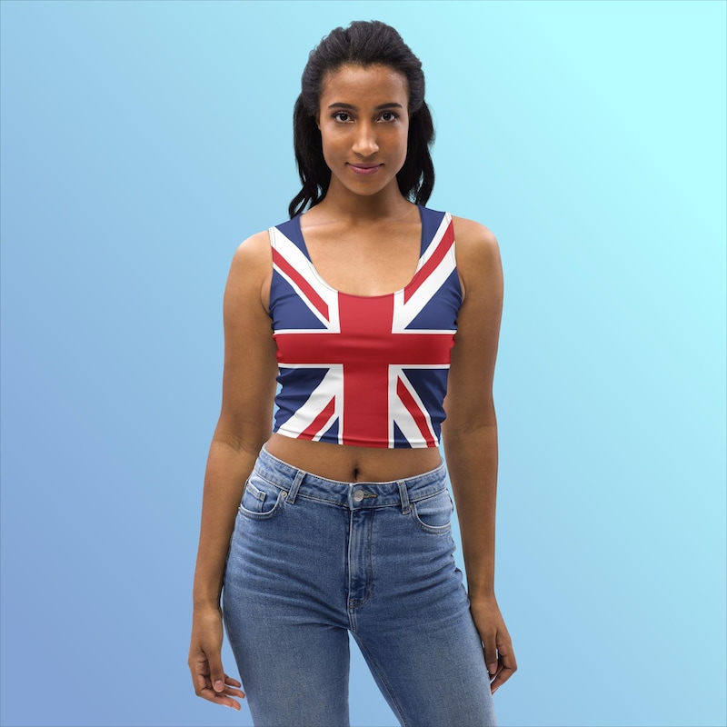 Union Jack Top Women - Etsy