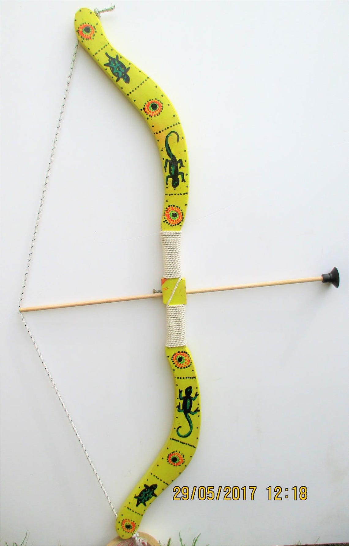 Arc en bois taille 75 cm pour enfant a partir de 6 ans avec 5 - Etsy France