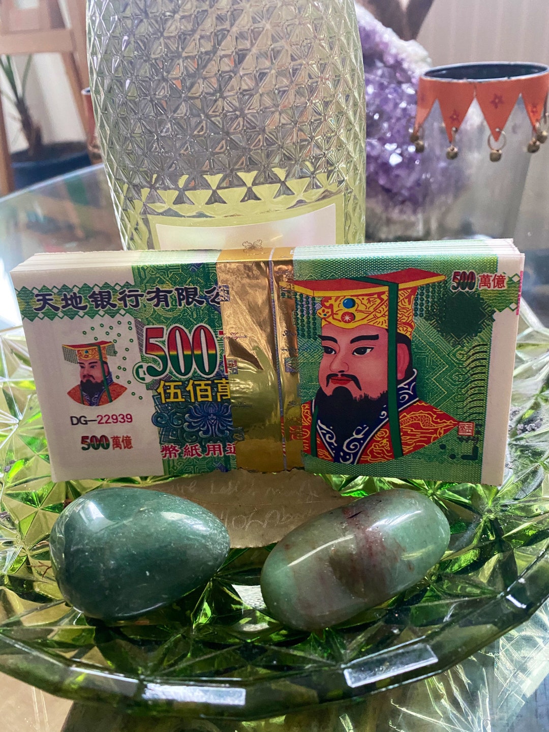 A Total of 15 Bills Spirit Money – Spirit Money for Good Fortune ...