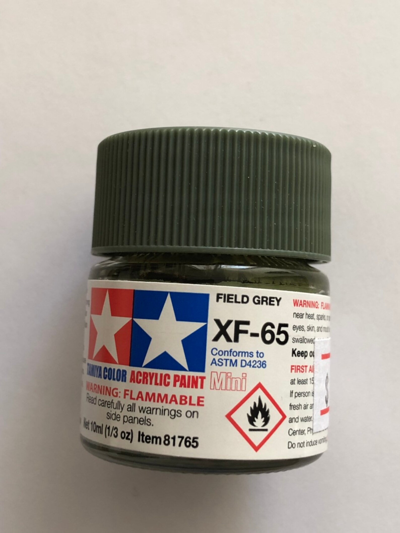 Tamiya Acrylic Paint XF 65 Field Gray 10ml Mini | Etsy
