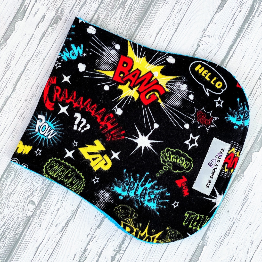 Super Hero Theme Burp Cloths | Superhero Baby Gift | Super Hero Nursery ...