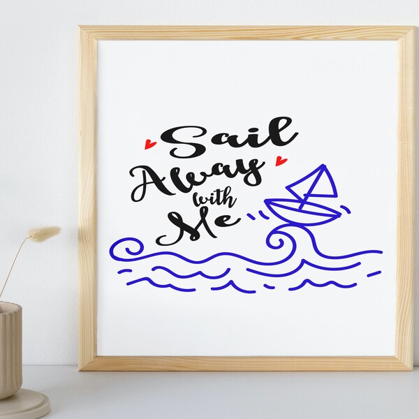 Sail Away With Me - Etsy