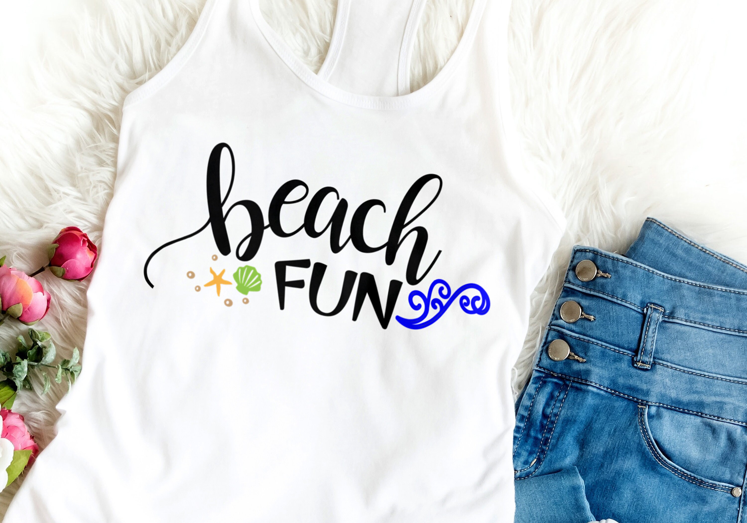 Strand Spaß svg Strand svg Wellen svg Silhouette Cameo - Etsy.de