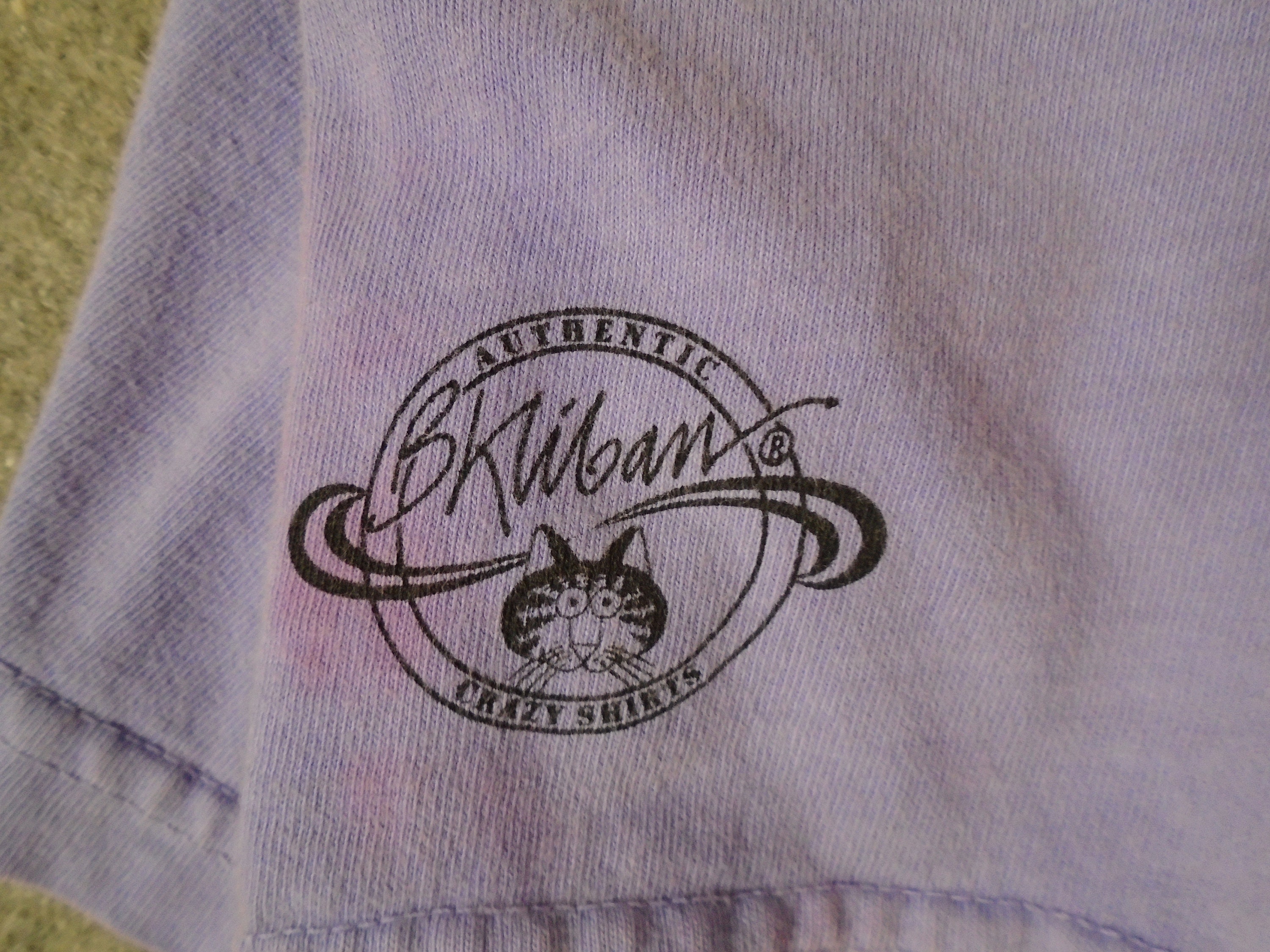 Vtg. B. KLIBAN CAT Cartoon T-shirt - Lavender Sz. M - Crazy Shirts - Etsy