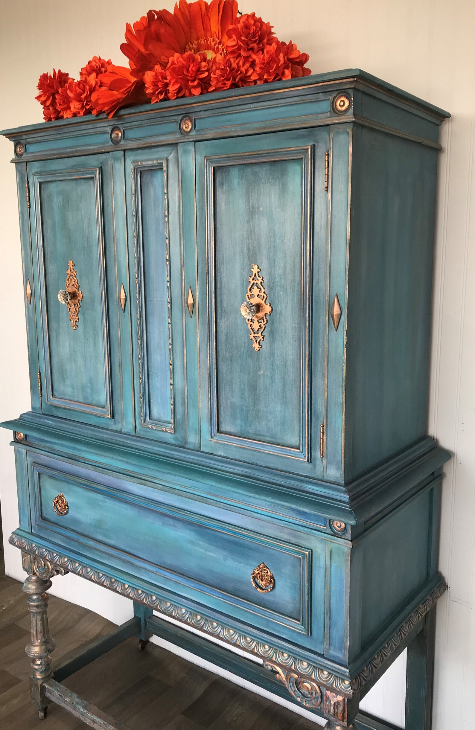 SOLD This is Not Available Jacobean Cabinet Example of My | Etsy