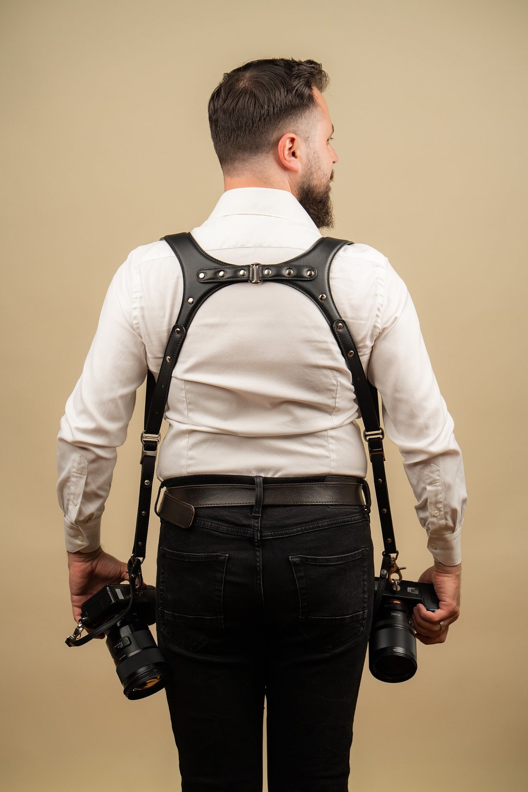 Camera Strap, Dual Camera Strap,mirrorless Camera Harness, Ajustable ...