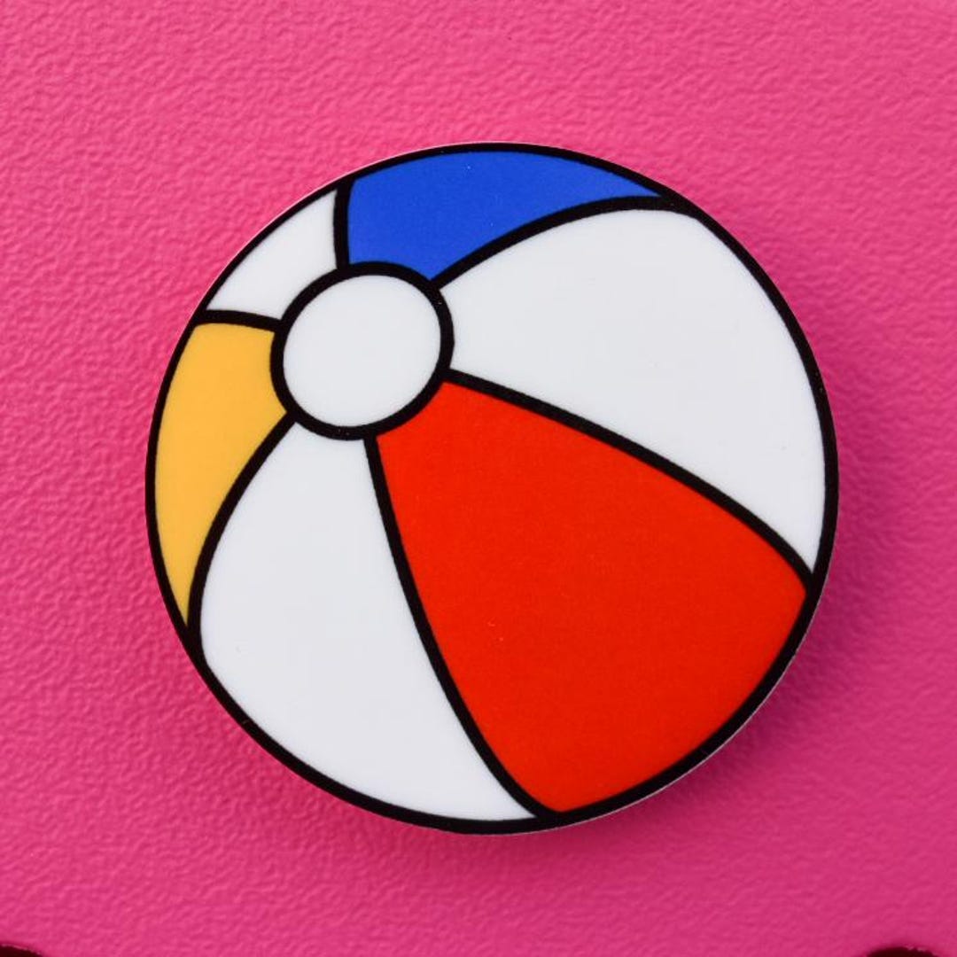 Beach Ball Bogg Bag or Simply Southern Tote Charm Accessory - Etsy