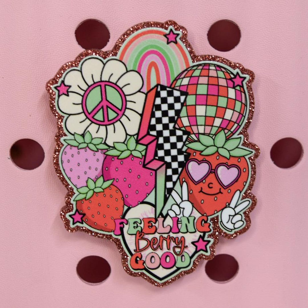 Feeling Berry Good Strawberry Bogg Bag or Simply Southern Tote Charm ...