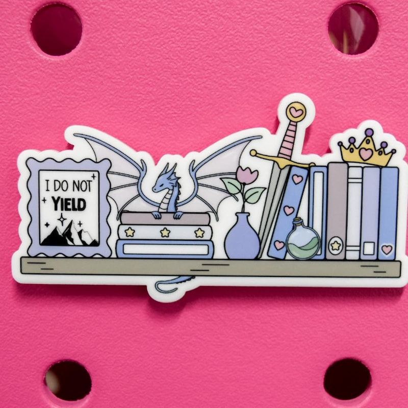 Fantasy Reader Bag Charm - Etsy