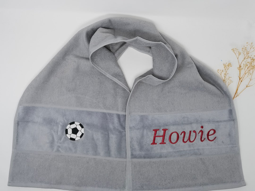 Personalized Neck Towel, 420 G/meter, With Sports, Football, Soccer ...
