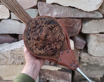 Solid Oak Wood Bellows With a Leather Band - Hand Crafted Bellows ...