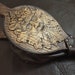 Solid Oak Wood Bellows Hand Crafted Genuine Leather Hand Bellows Carved ...