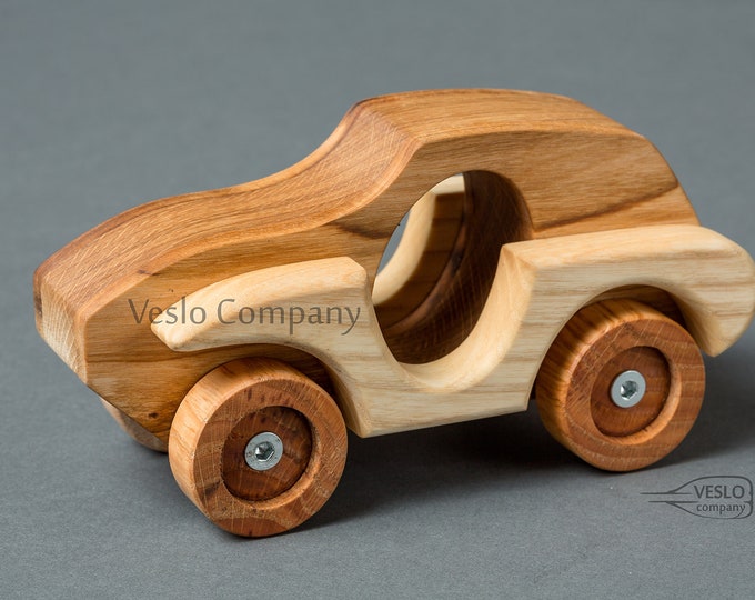 Wooden Kids Car - Best Christmas/birthday Gifts for Kids - Kids Toy ...