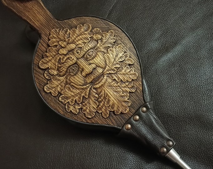 Solid Oak Wood Bellows With a Leather Strip - Hand Crafted Bellows ...