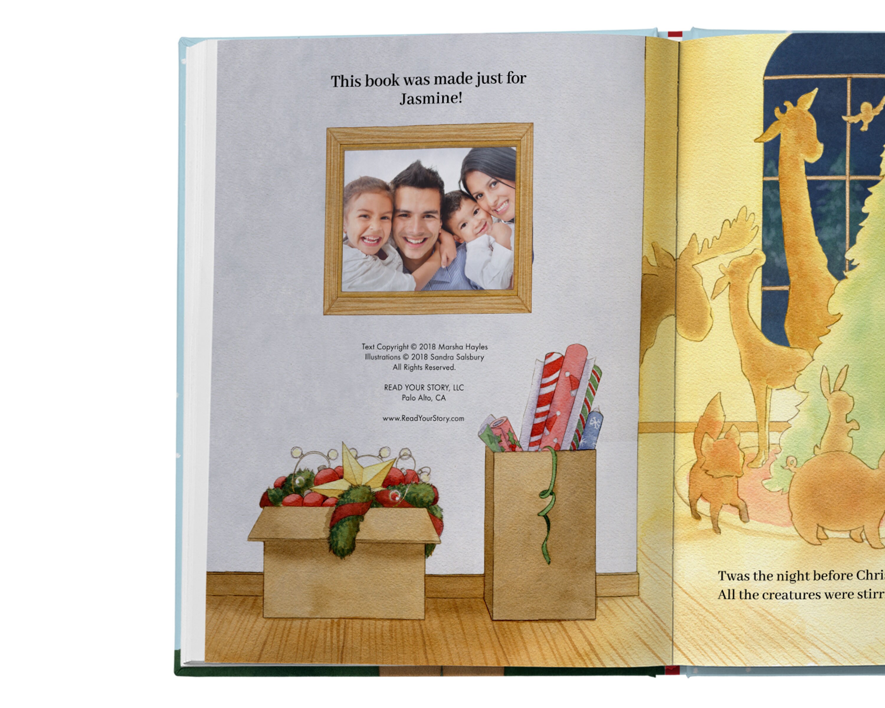 Personalized Night Before Christmas Book Personalized - Etsy