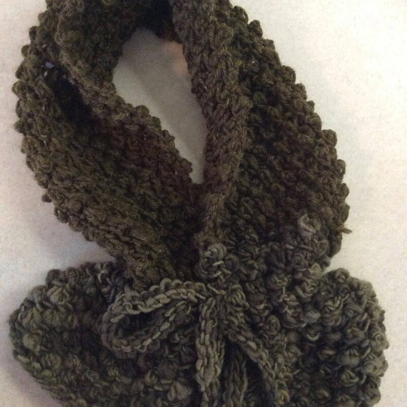 Popcorn Stitch Scarf - Etsy