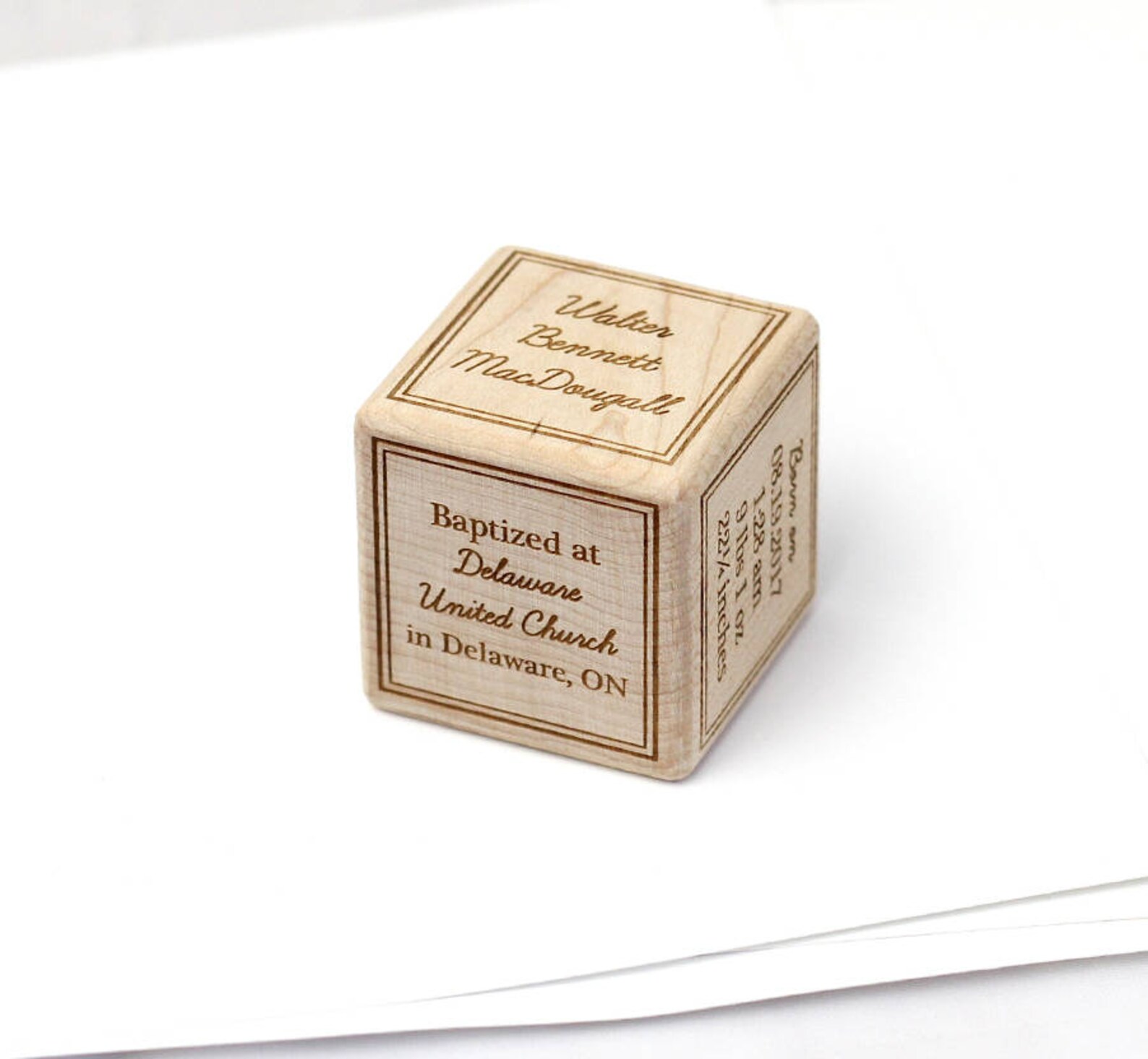 Baptism Block Christening Dedication Catholic Gift Block - Etsy