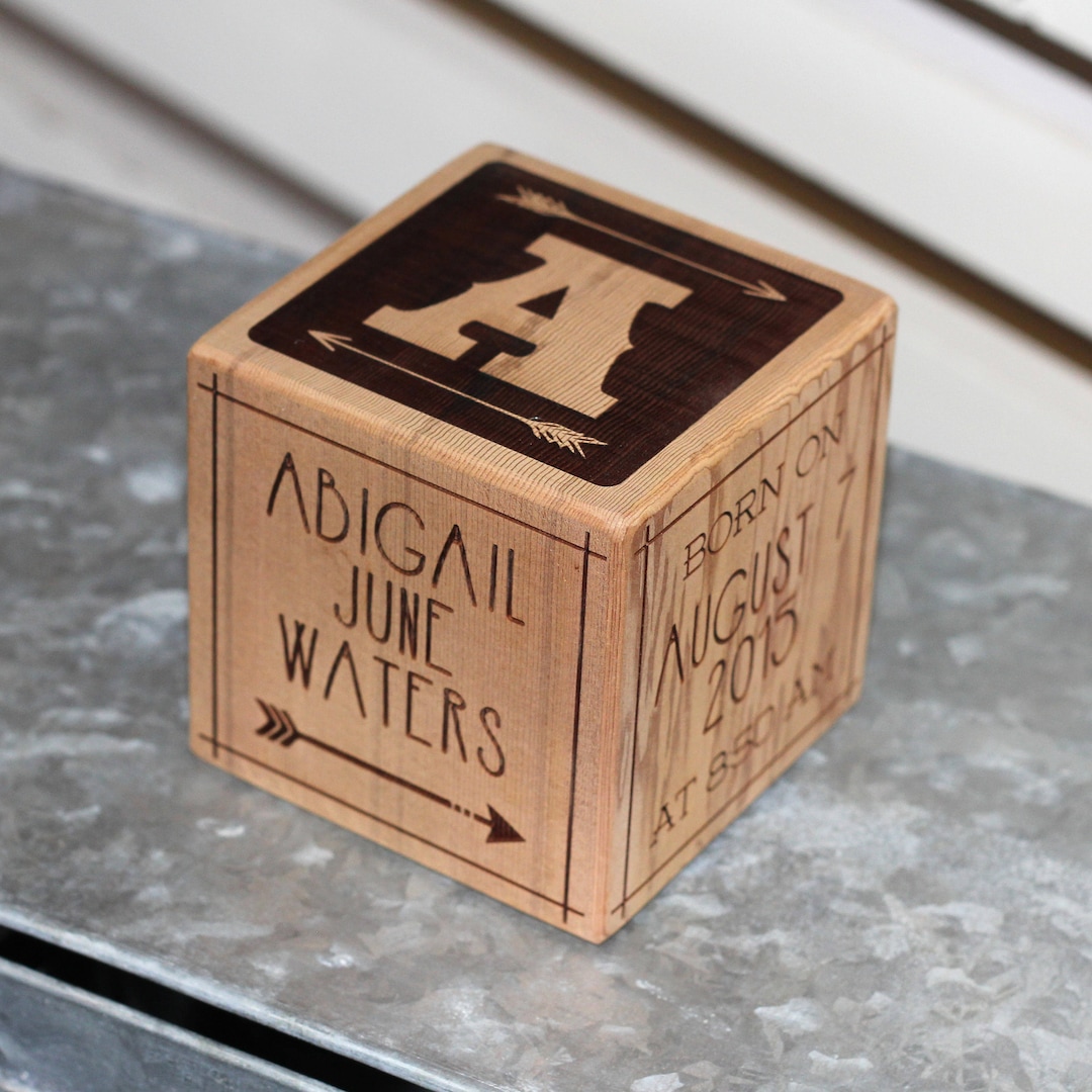 Americana Style New Baby Gift Design Arrows Personalized New Baby Gift ...