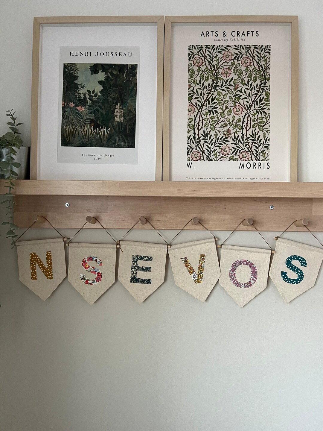 Fabric Letter Banner - Etsy