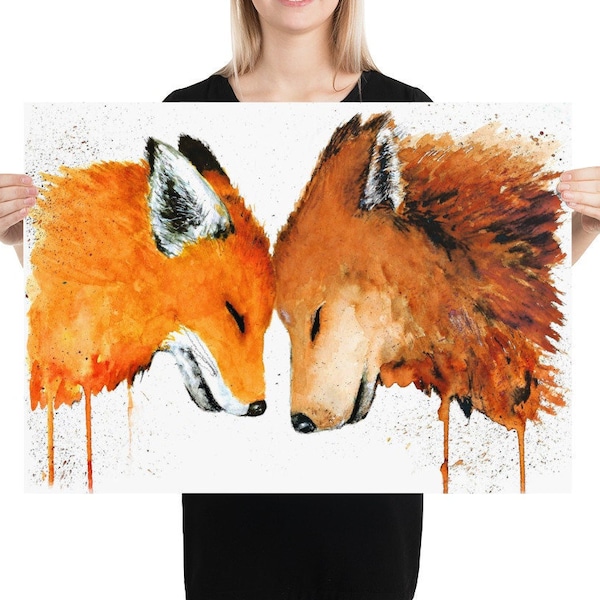 Fox and Wolf - Etsy
