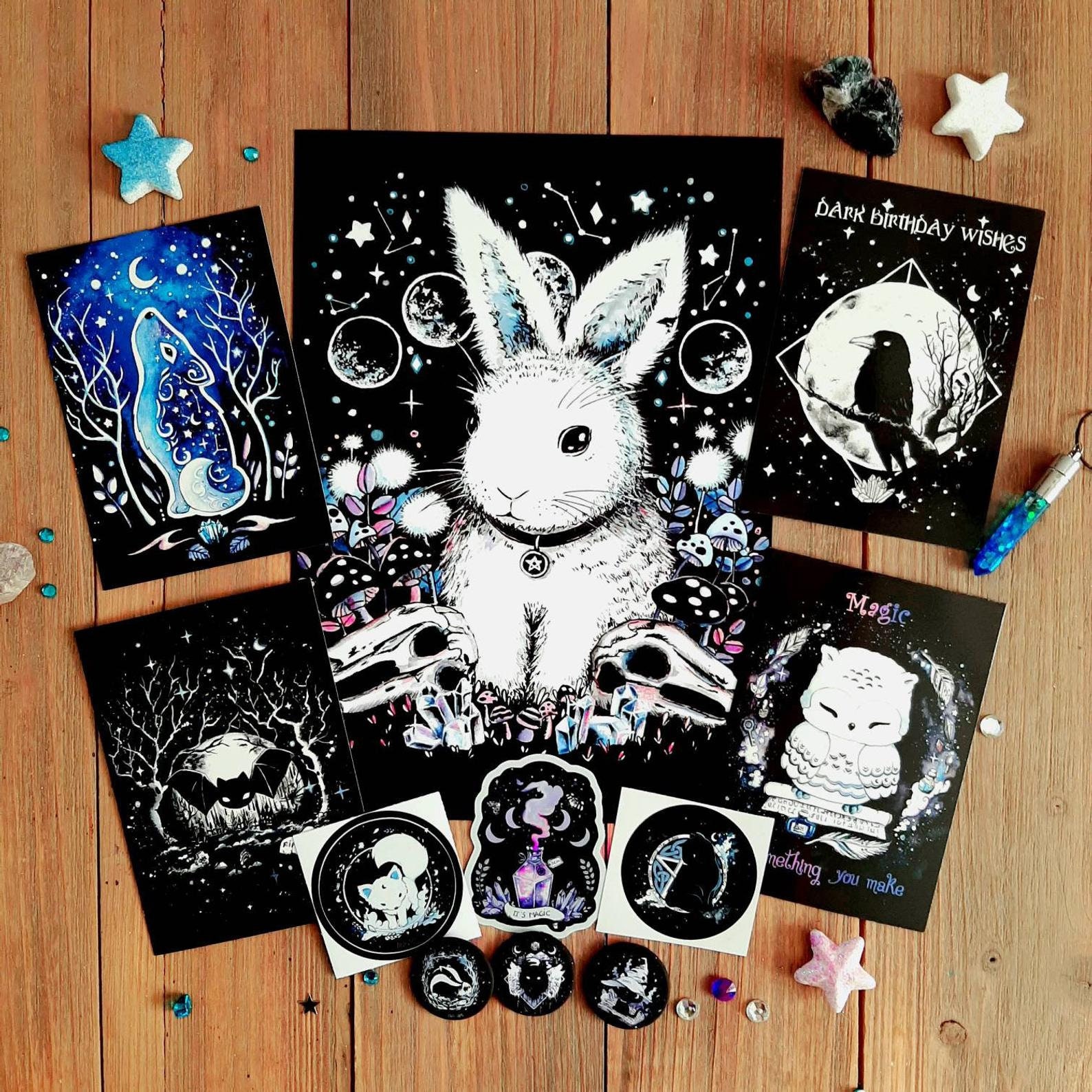 Gothic Mystery Box Surprise Box With Posters Postcards - Etsy UK