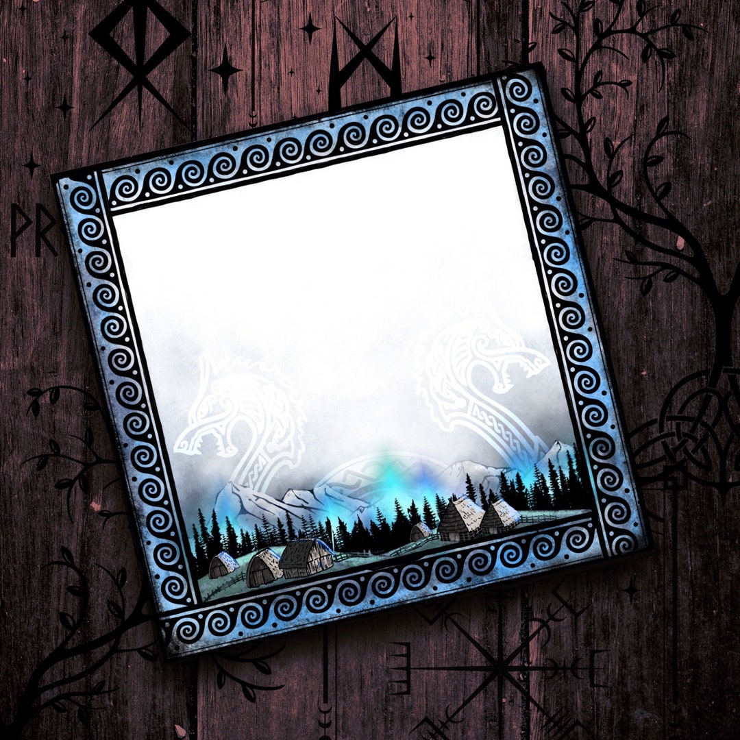 Viking Notepad NJARDARHEIMR, 15 X 15 Cm Vikings, 50 Sheets - Etsy