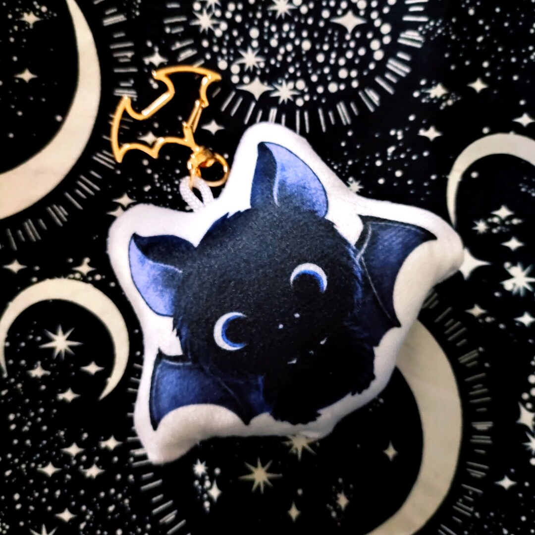Bat Plush Keychain, Gothic Lucius Pendant - Etsy