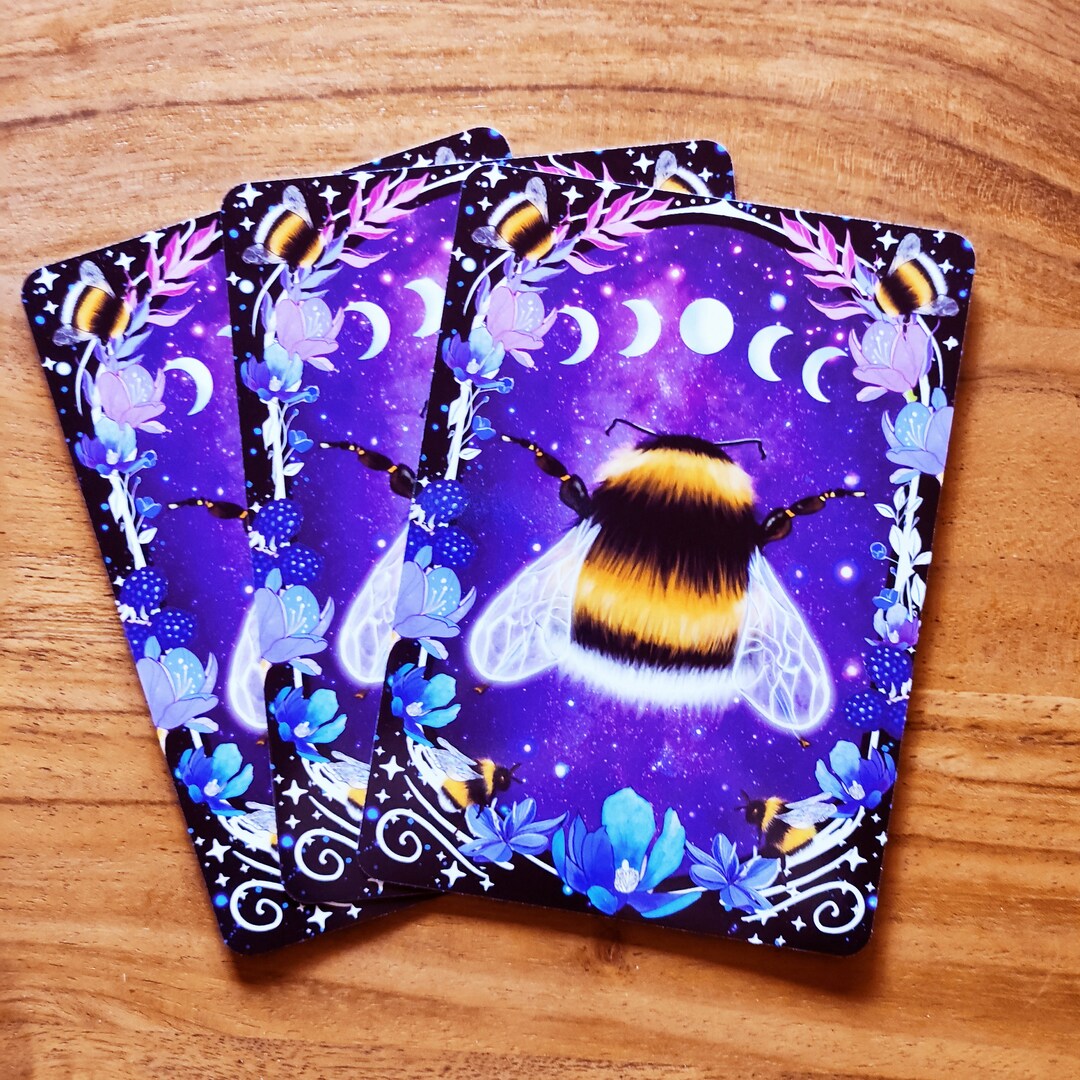 Gothic HUMMEL Postcard Phases of the Moon Bees Galalxy - Etsy