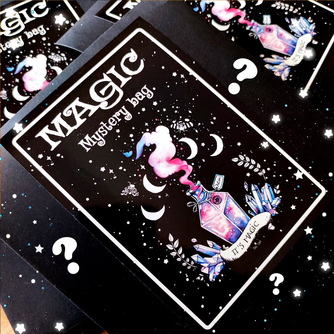 Gothic Mystery Magic Bag Surprise Bag With Notepads, Postcards ...