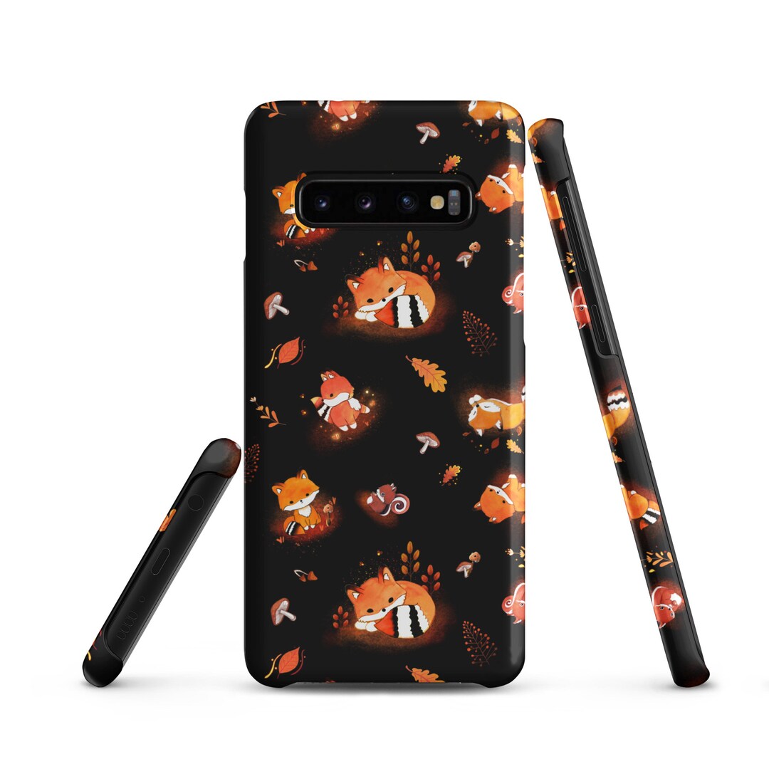 Cute Kawaii Foxes Snapcase Samsung Case, Smartphone Phone Case, Autumn ...