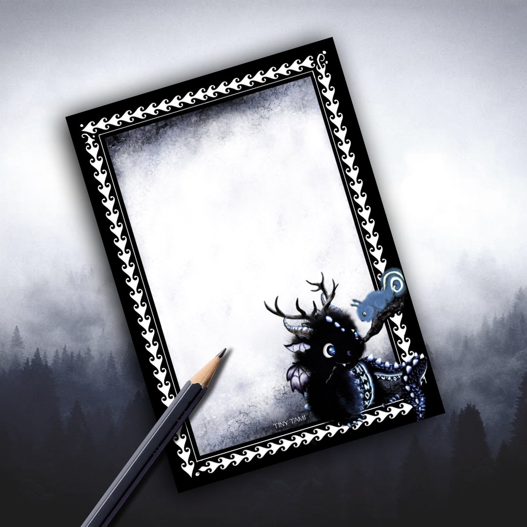 Viking Dragon Nidhöggr Notepad A6 10 X 15 Cm Viking - Etsy