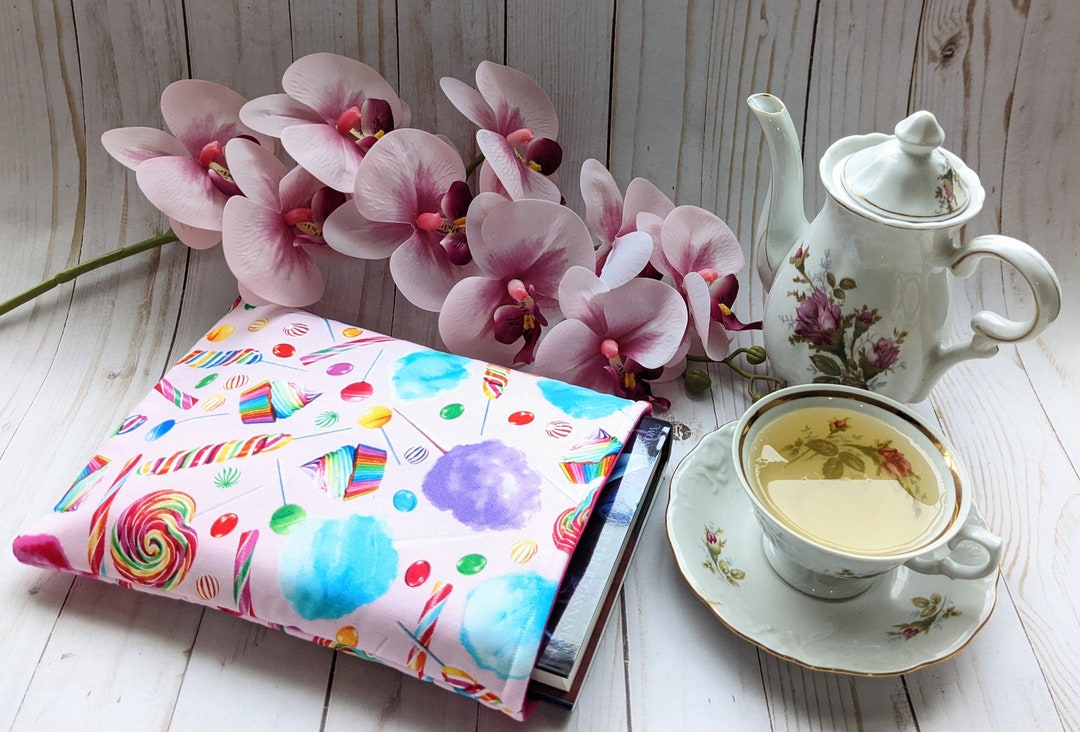 Candy Book Sleeve Candy Theme Book Cover Sweets Booksleeve - Etsy