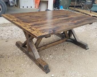 Rustic dining table | Etsy