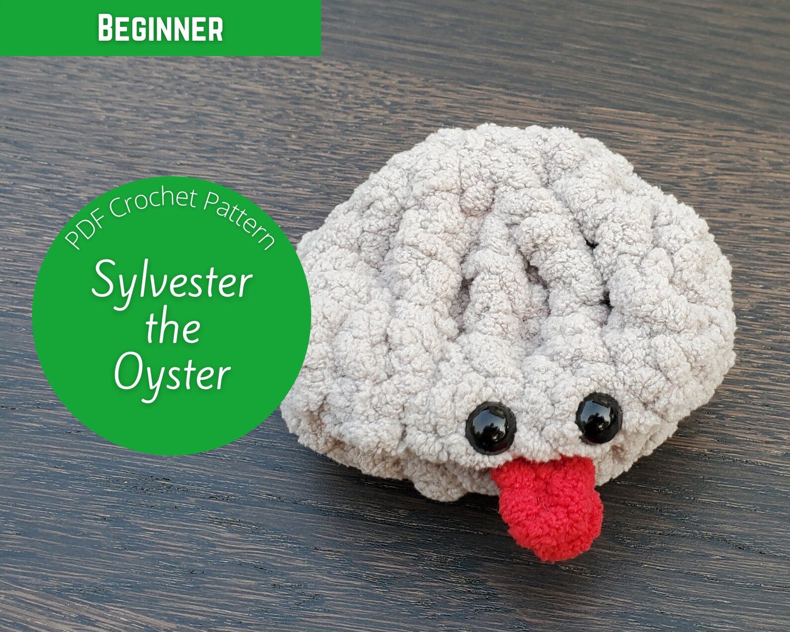 Sylvester the Oyster Amigurumi Crochet Pattern - Etsy