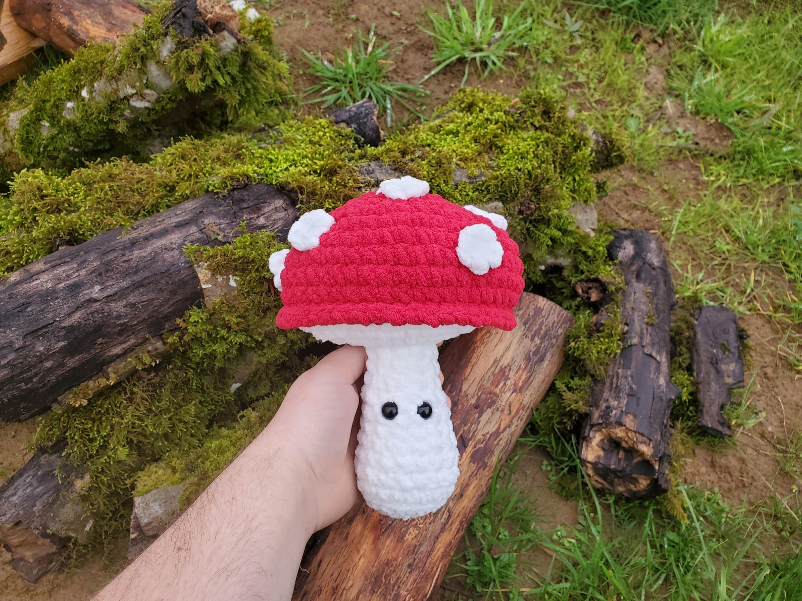 Mushroom Toadstool Amigurumi Crochet Pattern PDF Plushie Tutorial ...