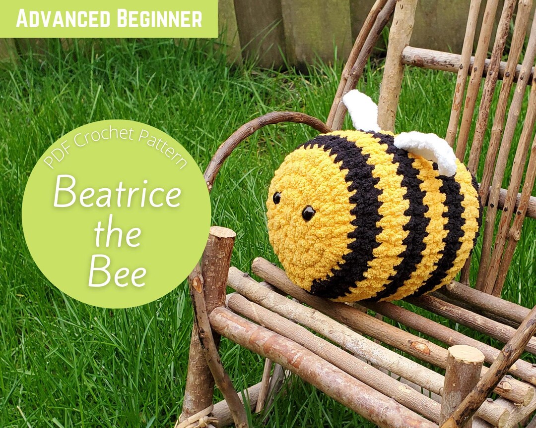 Bee Amigurumi Crochet Pattern PDF – Beatrice the Bee Easy Beginner ...