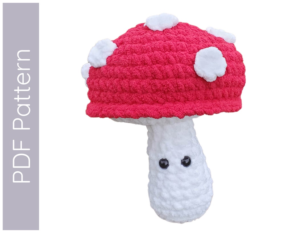 Mushroom Toadstool Amigurumi Crochet Pattern PDF Plushie - Etsy