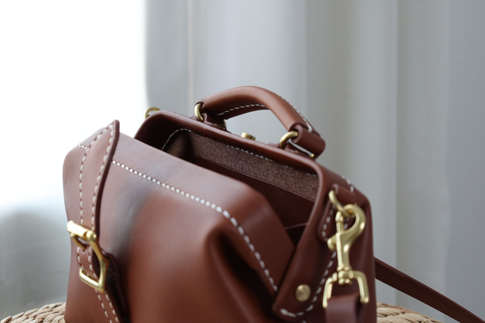 Leather Doctors Bag Doctor Style Bag Leather Purse off - Etsy