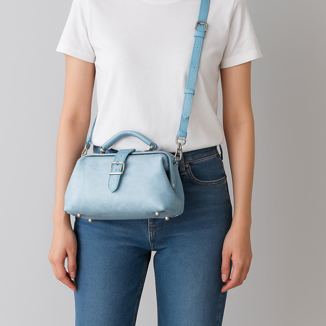 Leather Doctors Bag- Doctor Style Bag, Leather Purse, off Shoulder Bag ...