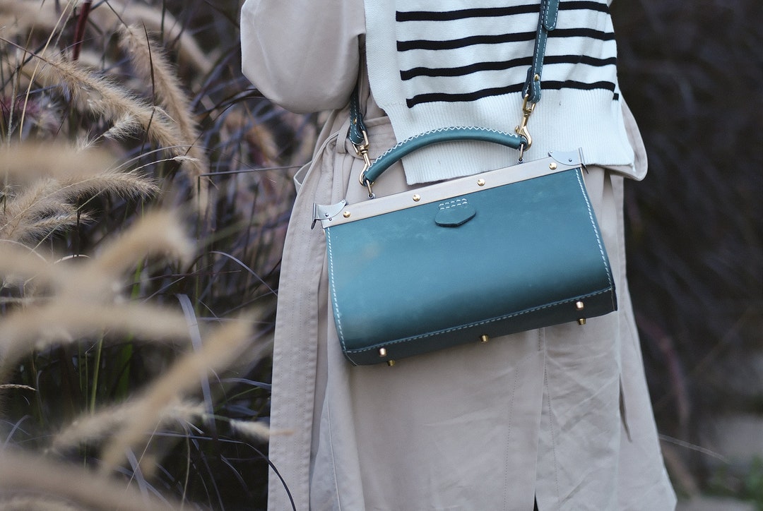 Vintage Style Leather Doctor Bag- Doctor Style Bag, Leather Purse, off ...