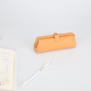 Handmade Leather Pen Case: Doctor Bag Style Pencil Pouch - Etsy