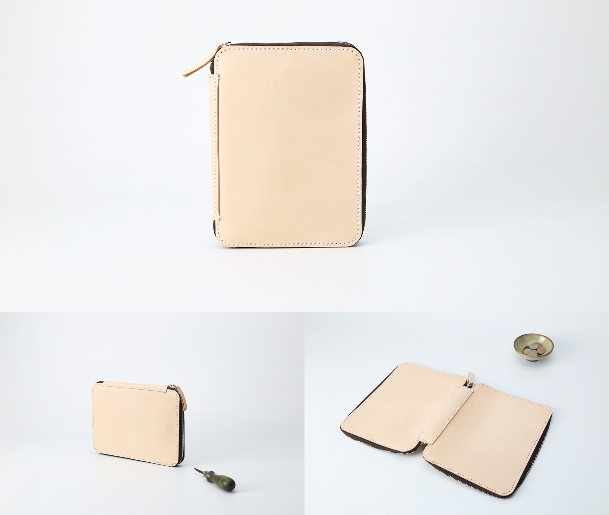 Leather Travel Wallet Organizer Passport Clutch wallet | Etsy