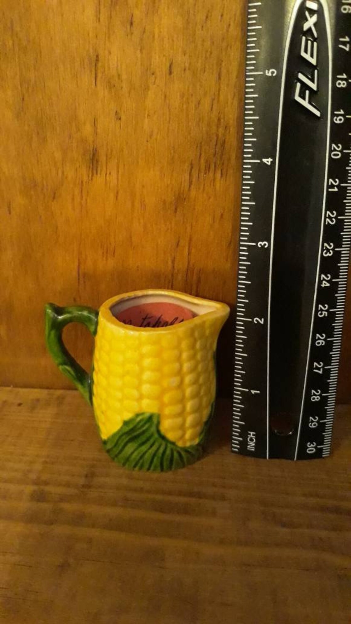 Vintage Corn on the Cob Miniature Pitcher Bright Yellow and | Etsy