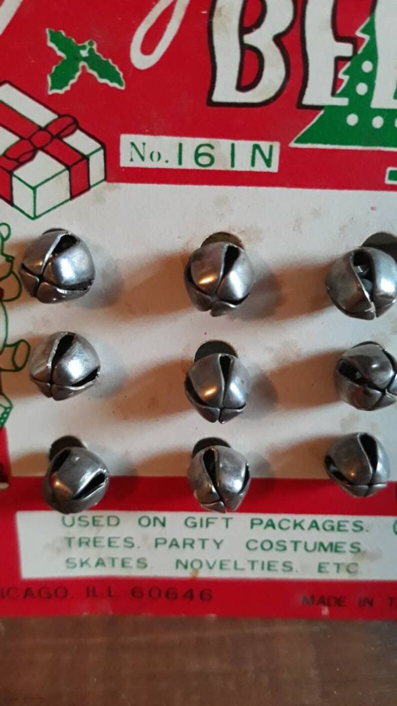 Card of Vintage Jingle Bells From 1960's Original - Etsy