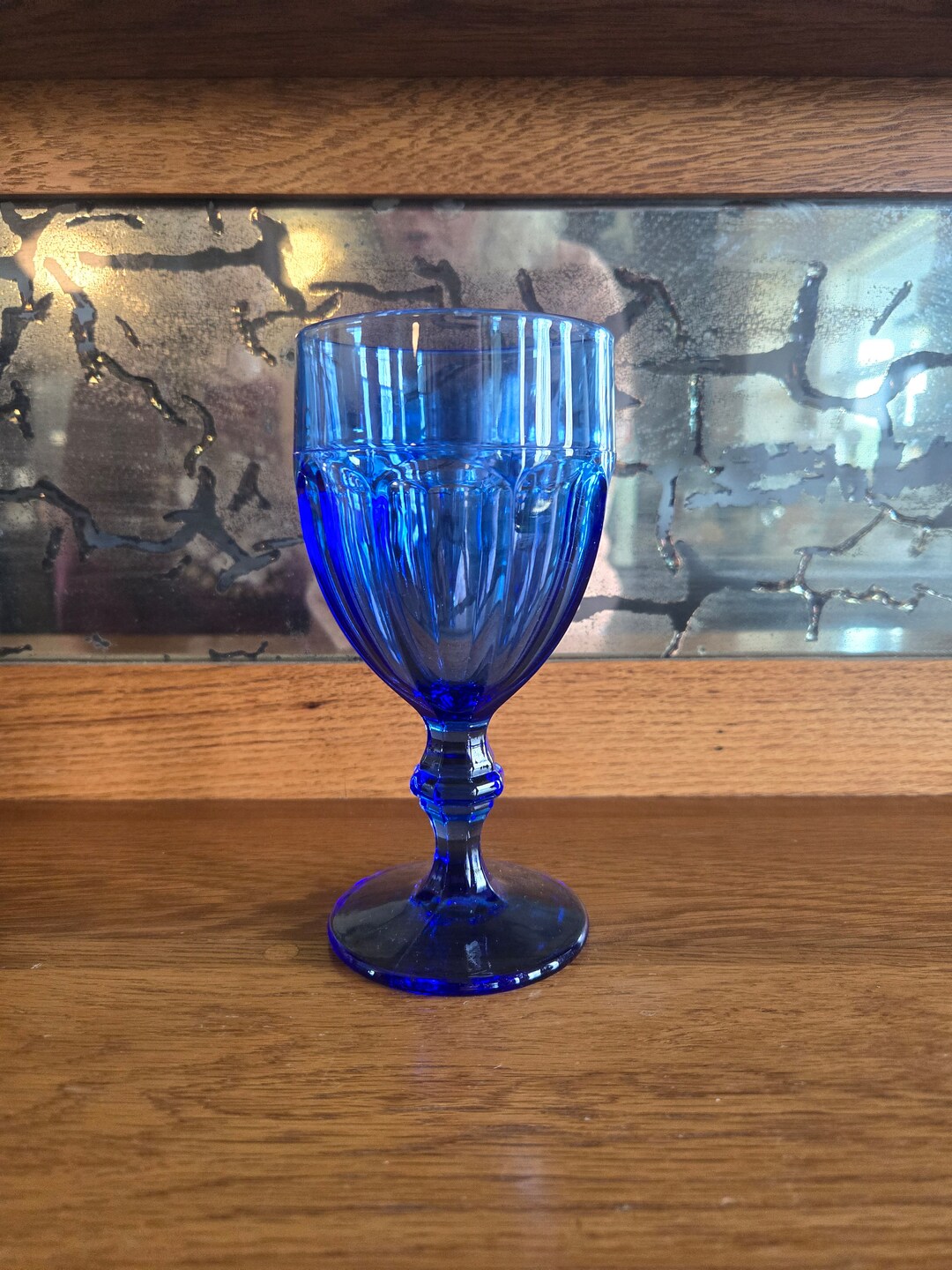 So Shiny Excellent Condition Vintage Libbey Duratuff Cobalt Blue Glass ...