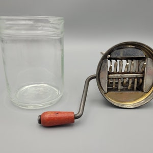 Chippy Loveliness in This Metal and Glass Vintage Nut Chopper Perfect ...