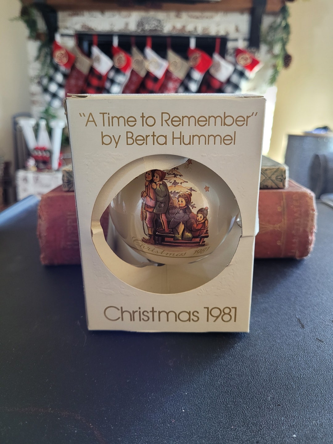 Vintage Berta Hummel Schmid Boxed Collector's Christmas Ornament 1981 ...
