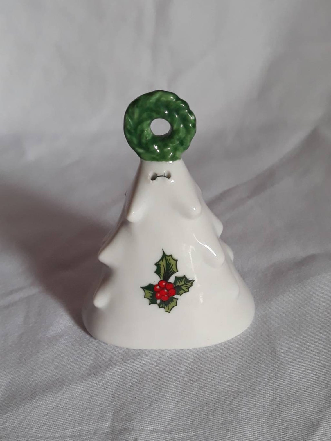 Adorable Vintage Lefton Porcelain Bell Christmas Ornament | Etsy